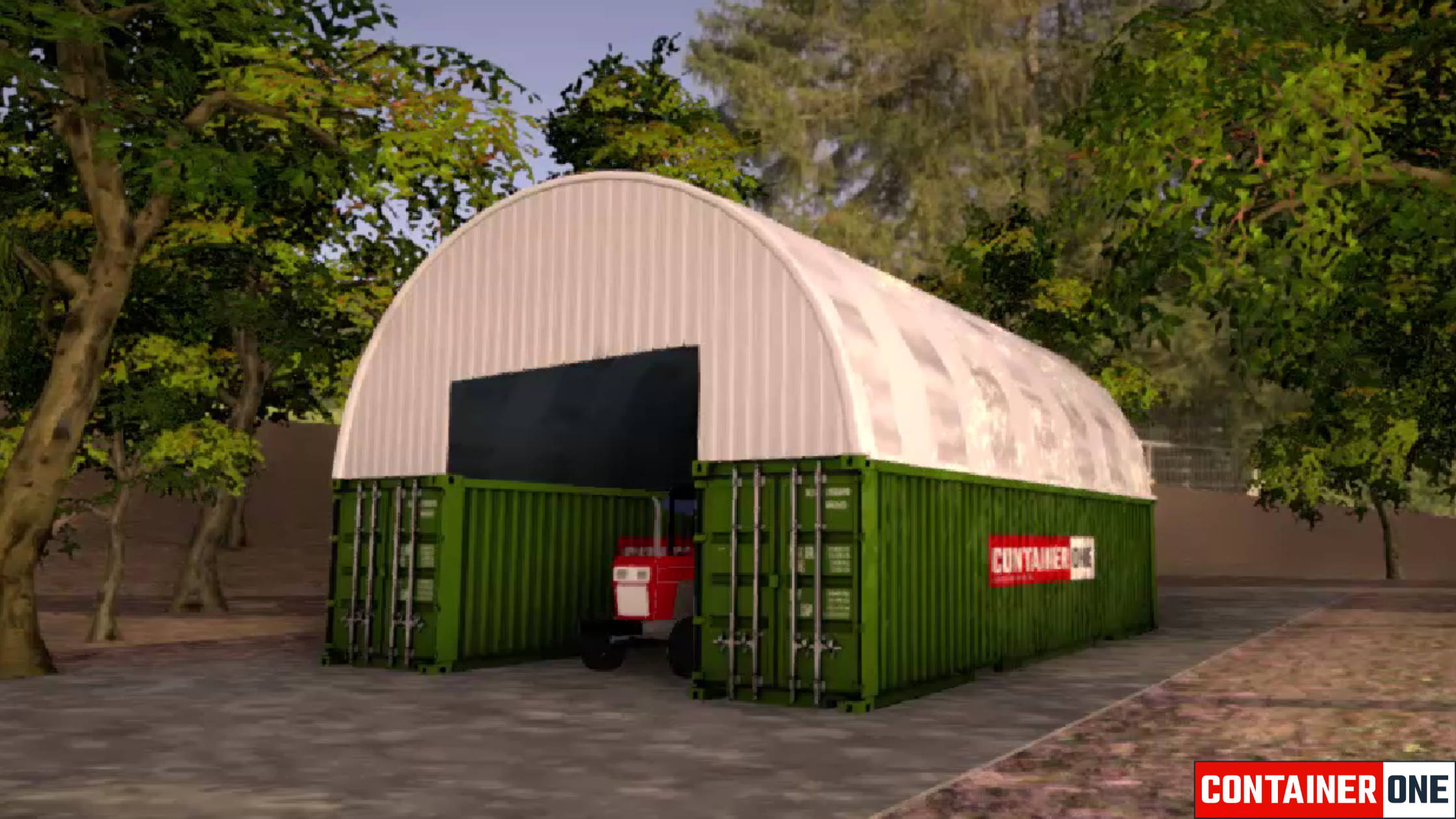 12 Epic Shipping Container Garage and Carport Ideas